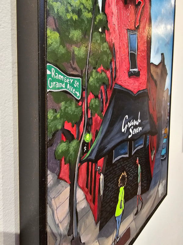 Grand 7 Saloon - St Paul Original Painting AVAILABLE - Michael Birawer