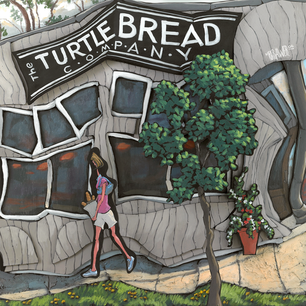 Turtle Bread Company Original Painting AVAILABLE - Michael Birawer